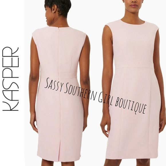 Kasper | Dresses | Kasper Tutu Pink Sheath Dress | Poshmark